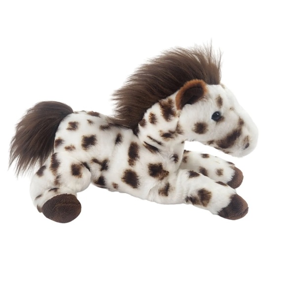 Aurora | Toys | Aurora Pony Horse Plush White Brown Spots Appaloosa ...